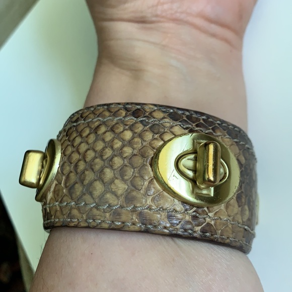 Coach | Jewelry | Coach Leather Cuff | Poshmark